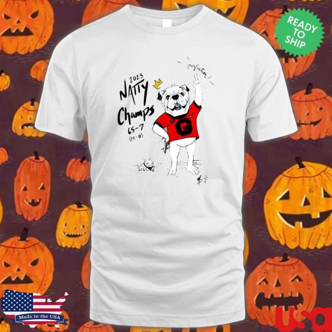Georgia Bulldogs 2023 Natty Champs 65-7 Crewneck Sweatshirt - Hectee