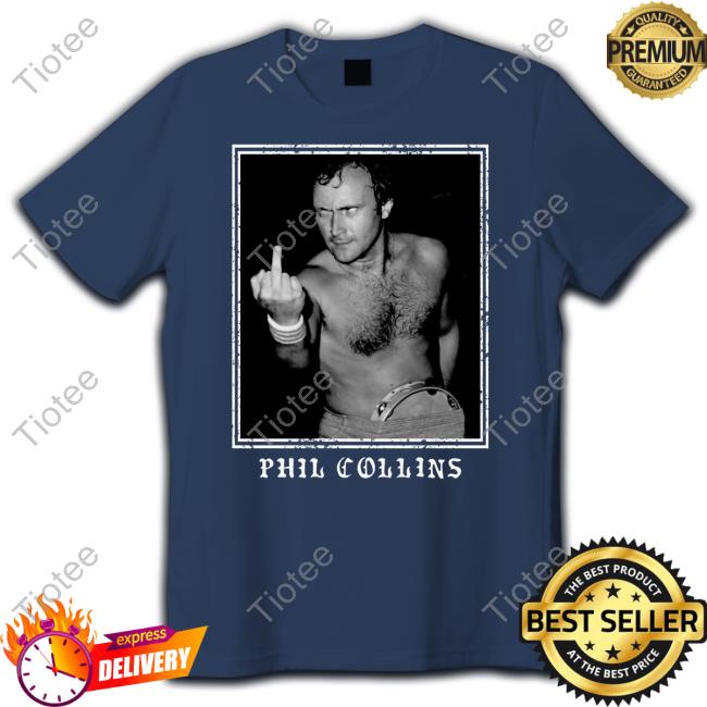 Lights Wearing Phil Collins Middle Finger Sweatshirt - Tiotee